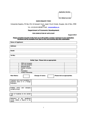 Isle Of Man Government Name - Fill Online, Printable, Fillable, Blank ...