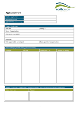 Fillable Online Job Application Form Fax Email Print - pdfFiller