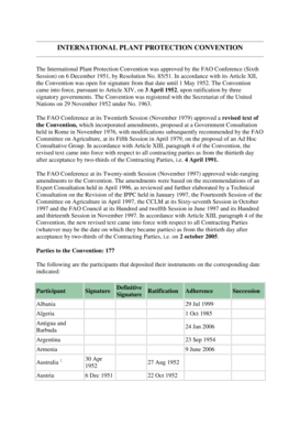 Fillable Online fao STATUS - FAO - fao Fax Email Print - pdfFiller
