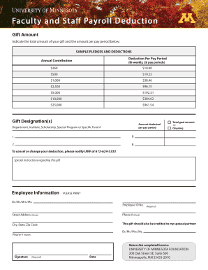 Fillable Online Gift Amount Contribution Form Fax Email Print - pdfFiller