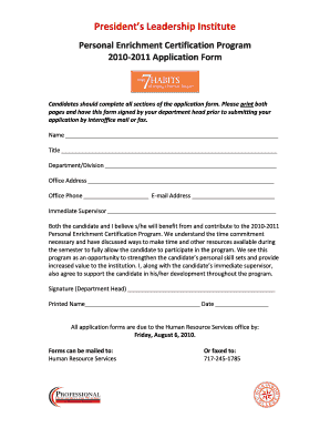 Fillable Online dickinson 201011 PEP ApplicationForm.doc Fax Email ...