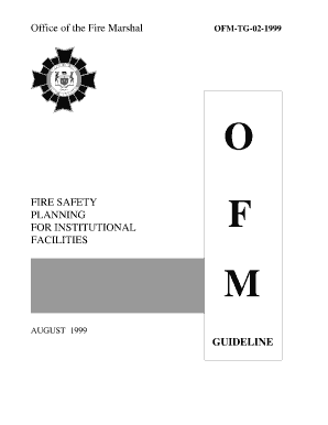 Fillable Online OFM - Fire Safety Planning Guideline for Residential ...