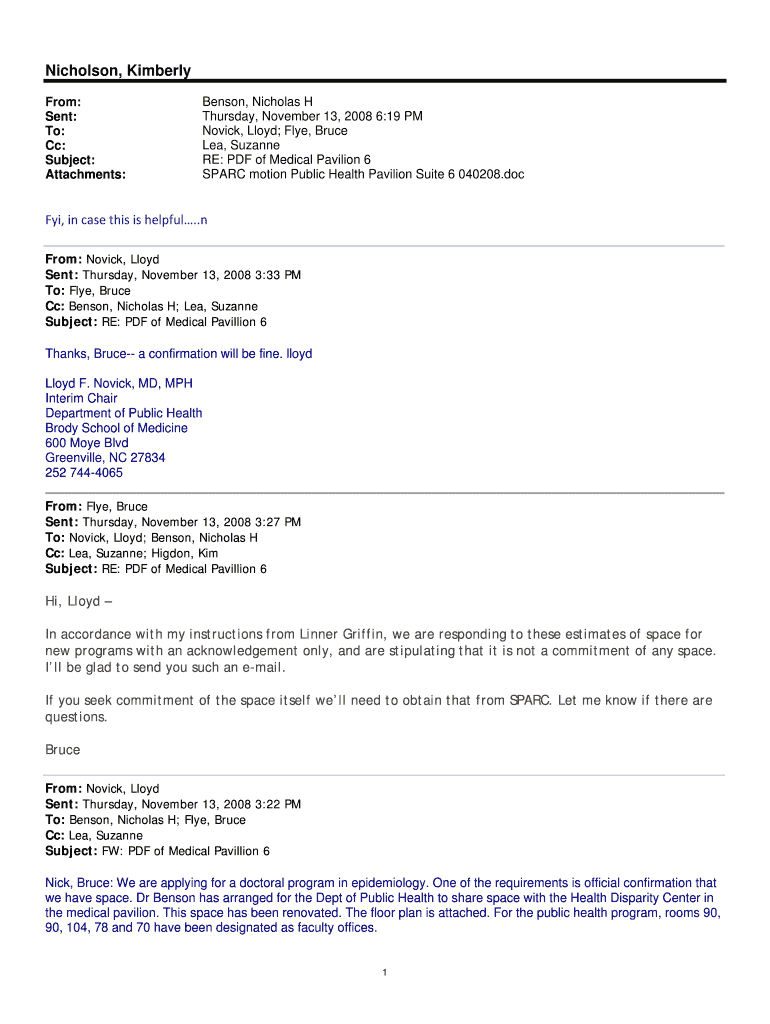 Fillable Online Medical Pavilion Space Allocation Confirmation Fax ...