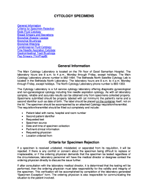 Fillable Online trihealth cytology form Fax Email Print - pdfFiller