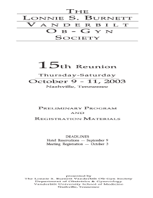 Fillable Online mc vanderbilt 2003 Preliminary Brochure - Vanderbilt ...