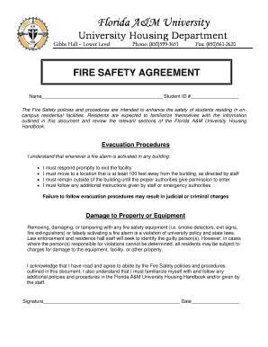 Fillable Online famu Fire Safety Form.docx - famu Fax Email Print ...
