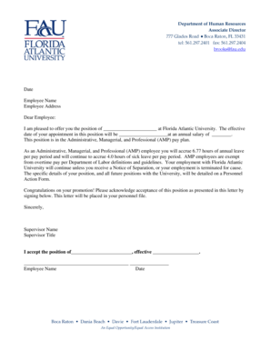 Fillable Online fau FAU - Personnel Forms - fau Fax Email Print - pdfFiller