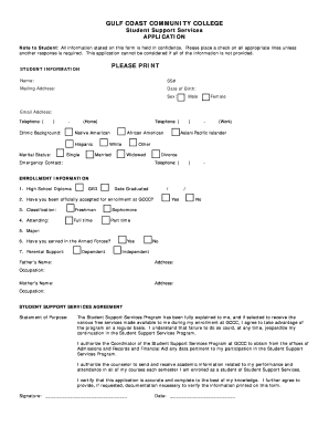 Gulf Coast Community College Please Print - Gulf Coast State College ...