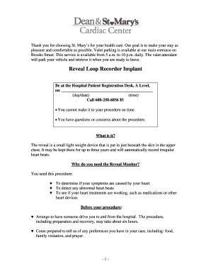 Fillable Online Patient Preparation and Procedure Instructions for ...