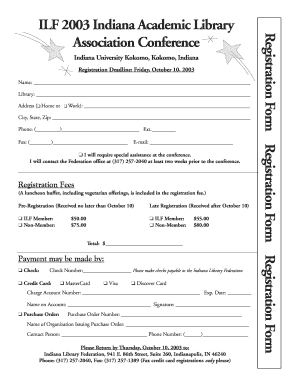 Fillable Online indiana IALA flyer 2003.pmd - Indiana University ...