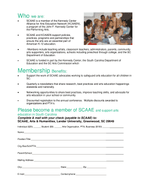 Fillable Online lander Download a Membership Form - Lander University ...