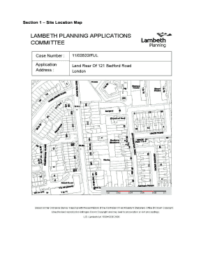 Fillable Online lambeth gov 121 bedford road london iliana flade form Fax Email Print - pdfFiller