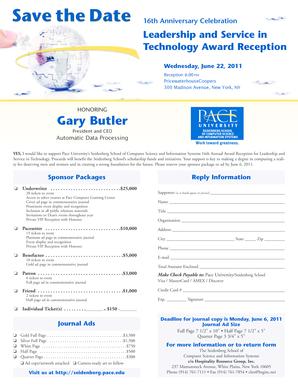 Fillable Online pace PaceCSIS Sponsor 06 v3 - Pace University - pace Fax Email Print - pdfFiller