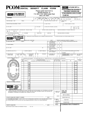 Fillable Online pcom Dental Claim Form 2-2006.pdf - Philadelphia ...