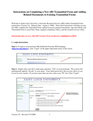 Fillable Online Instructions on Completing a New eRS Transmittal Form ...