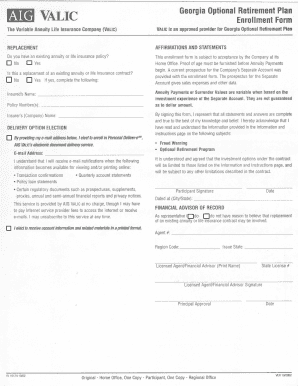 Fillable Online savannahstate Valic - Savannah State University ...