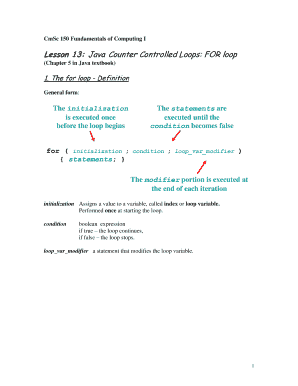 Fillable Online CmSc 150 Fundamentals of Computing I Fax Email Print ...
