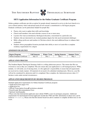 Fillable Online sbts sbts online graduation application form Fax Email ...