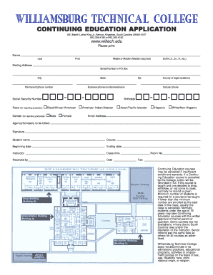 Fillable Online Continuing Education Application Fax Email Print - pdfFiller