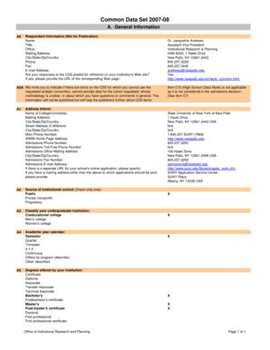 Fillable Online newpaltz Common Data Set 2007-08 - SUNY New Paltz - newpaltz Fax Email Print ...