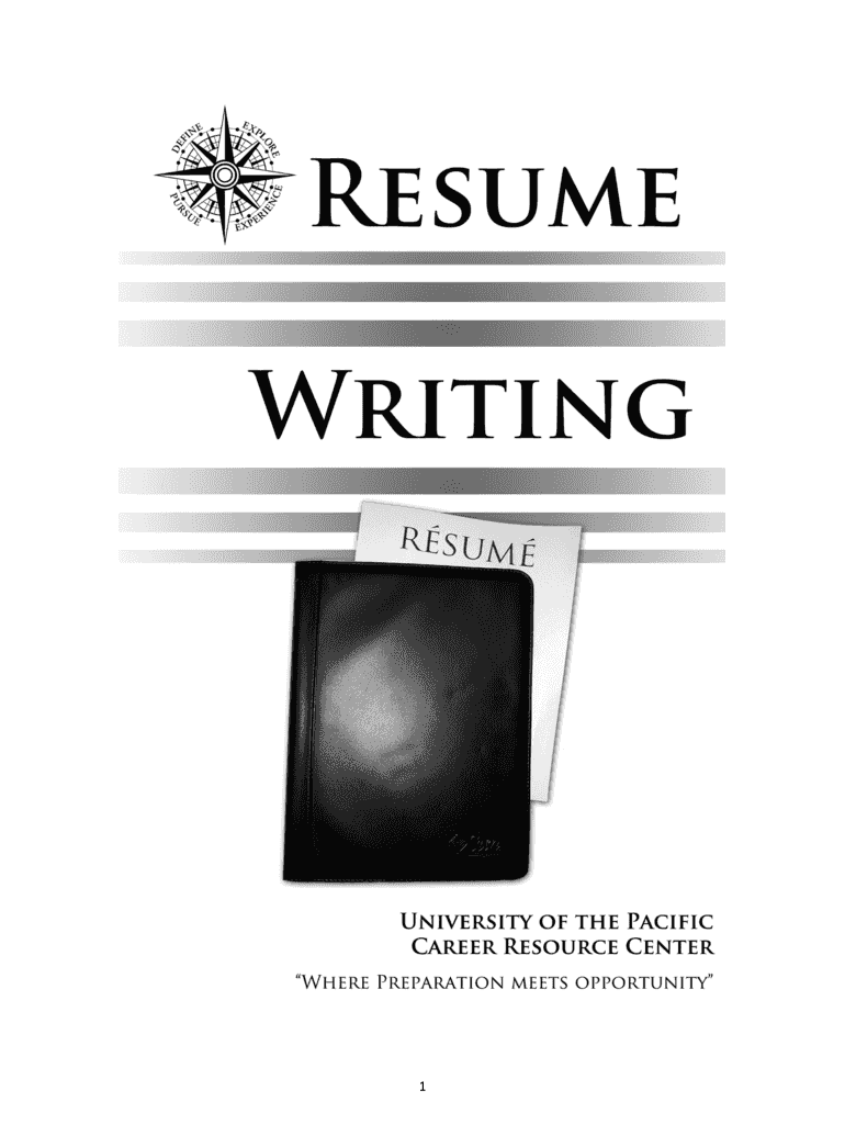 Fillable Online Guide to Writing Effective Resumes Fax Email Print ...