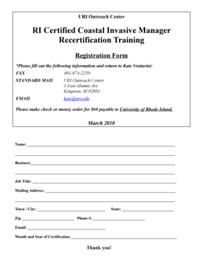 Fillable Online uri IS Reg Form S10 - uri Fax Email Print - pdfFiller