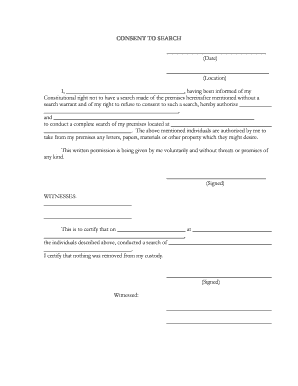 Fillable Online usfsp Consent to Search Sample Form - usfsp Fax Email ...