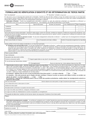 Remplissable En Ligne 350E. Verification of IDENTITY AND THIRD PARTY ...