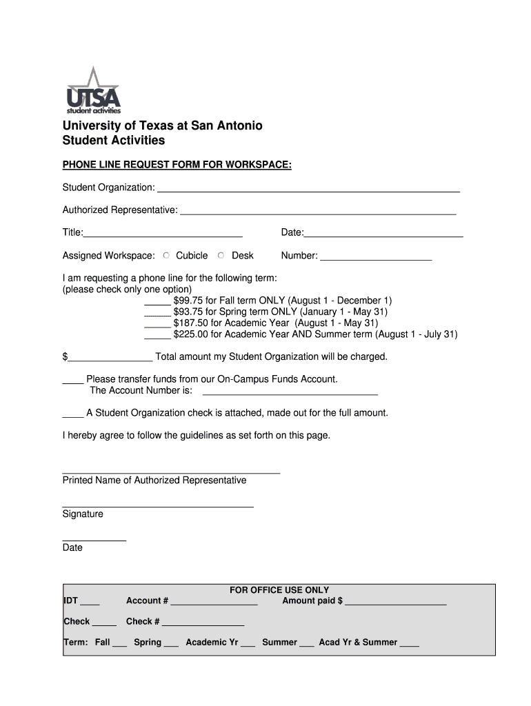 Fillable Online Phone Line Request Form Fax Email Print - pdfFiller