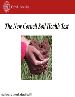 Fillable Online uvm Cornell Soil Health Test - uvm Fax Email Print ...