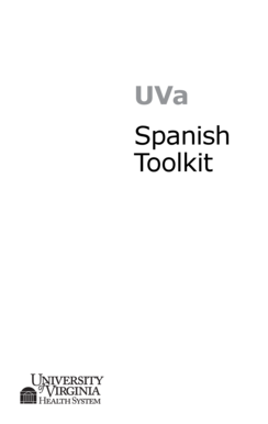 Fillable Online virginia Spanish Toolkit UVa - virginia Fax Email Print ...