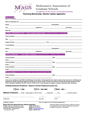 Fillable Online uwlax Printable Renewal/Update Application - University of Wisconsin La ...