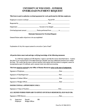 uw superior overload pay Fill Online, Printable, Fillable, Blank ...