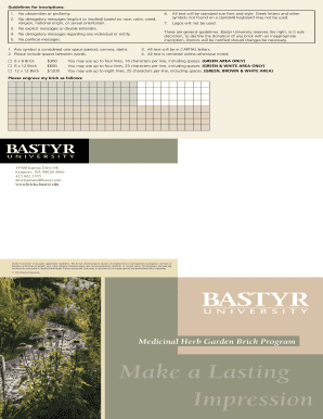 Fillable Online bastyr Make a Lasting Impression at Bastyr University ...