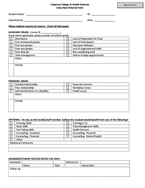 Fillable Online cabarruscollege Cabarrus College of Health Sciences ...