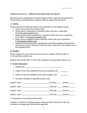 Fillable Online cca Application for Year Contract (pdf) Fax Email Print ...