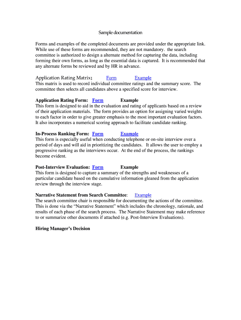 Fillable Online Application Rating Form Documentation Fax Email Print ...