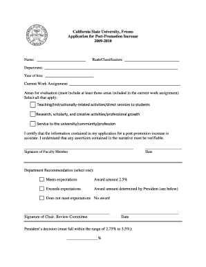 Fillable Online fresnostate California State University, Fresno ...