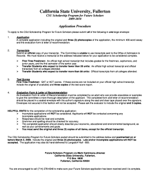 Fillable Online fullerton FS 09-10 Final Application.doc - fullerton ...