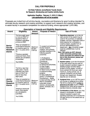 Fillable Online fullerton Affirmative Action 95-96 CALL - California State University, Fullerton ...