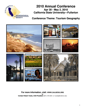 2010 Annual Conference Apr 30 - May 2, 2010 California State University ...
