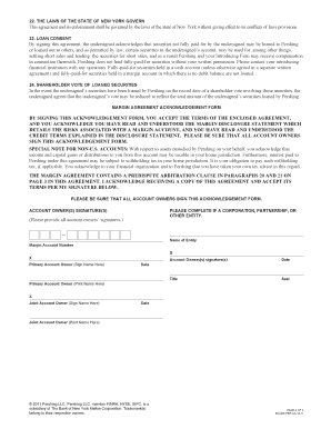 Fillable Online Pershing, LLC - Margin Agreement - First Republic Bank ...