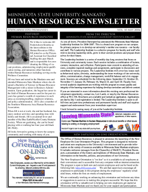 Fillable Online Human Resources Employee Fax Email Print - pdfFiller