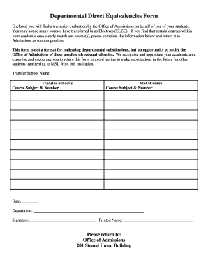 Fillable Online montana Direct Course Equivalency Request Form (PDF ...