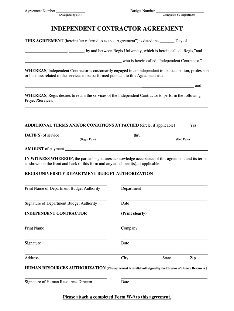 Independent Contractor Application Fill Out Sign Online DocHub