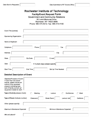 Fillable Online rit Set Up/Equipment Requests - Rochester Institute of ...