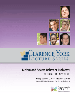 Fillable Online rowan CLARENcE YoRk - Rowan University - rowan Fax ...