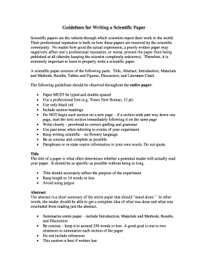 Fillable Online tamug Guidelines for Writing a Scientific Paper - tamug ...