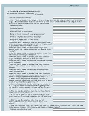 Fillable Online uab The Kansas City Cardiomyopathy Questionnaire - uab ...