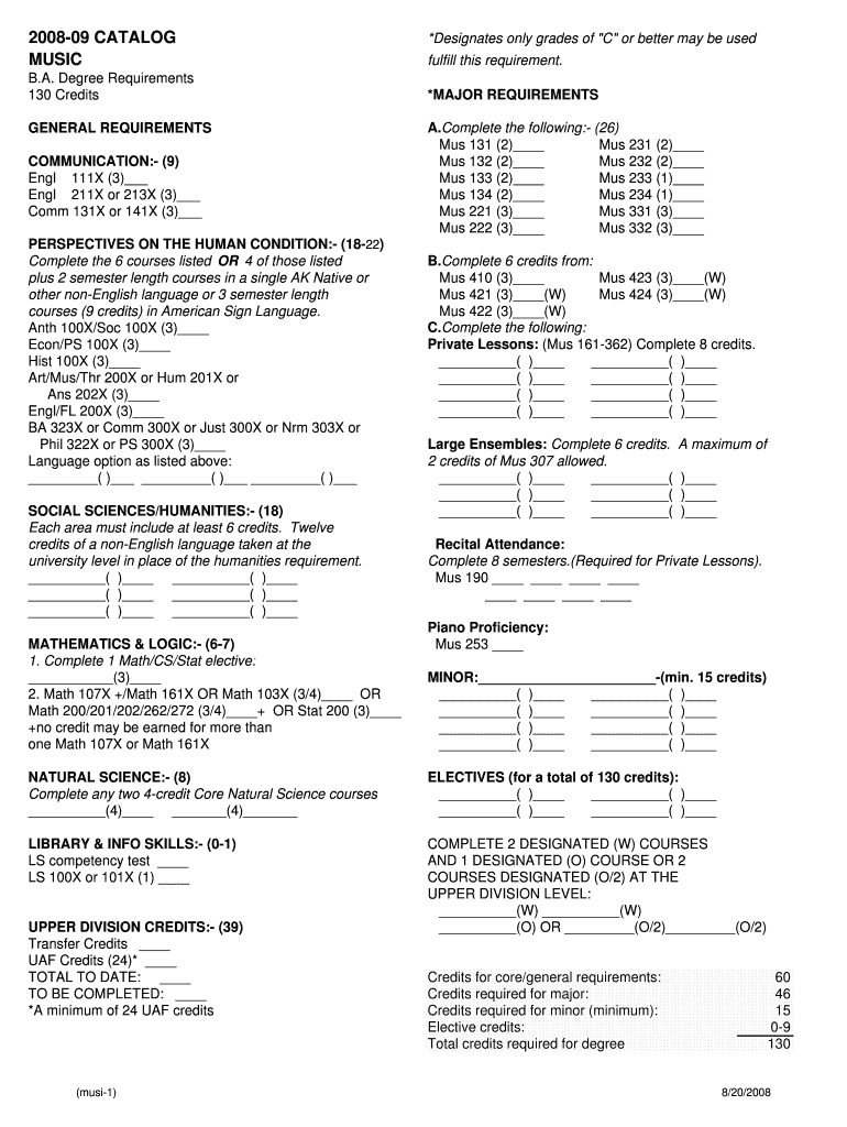 Fall 2014 Course Schedule - Mat-Su College: Fill out & sign online | DocHub
